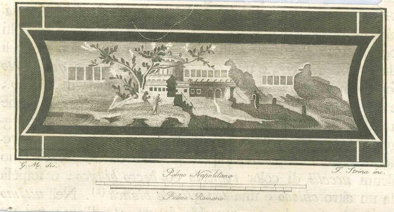 Fernando Strina - Fresco from "Antiquities of Herculaneum" - Etching by ...
