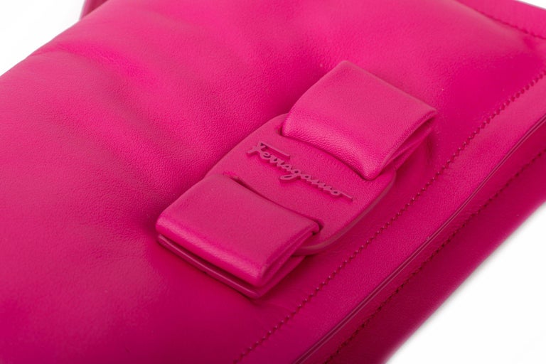 Ferragamo BNIB Fuchsia Cross Body Bag For Sale at 1stDibs
