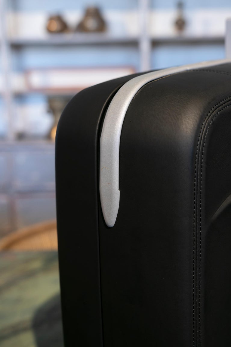 Ferrari Suitcase Set Manufactured by Schedoni in Black Leather and ...
