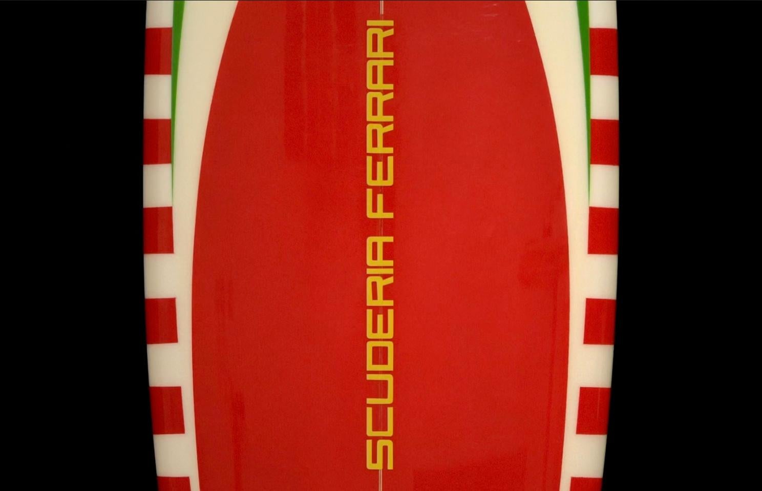 Ferrari Surfboard, Limited Edition, Clients Exclusive For Sale at 1stDibs