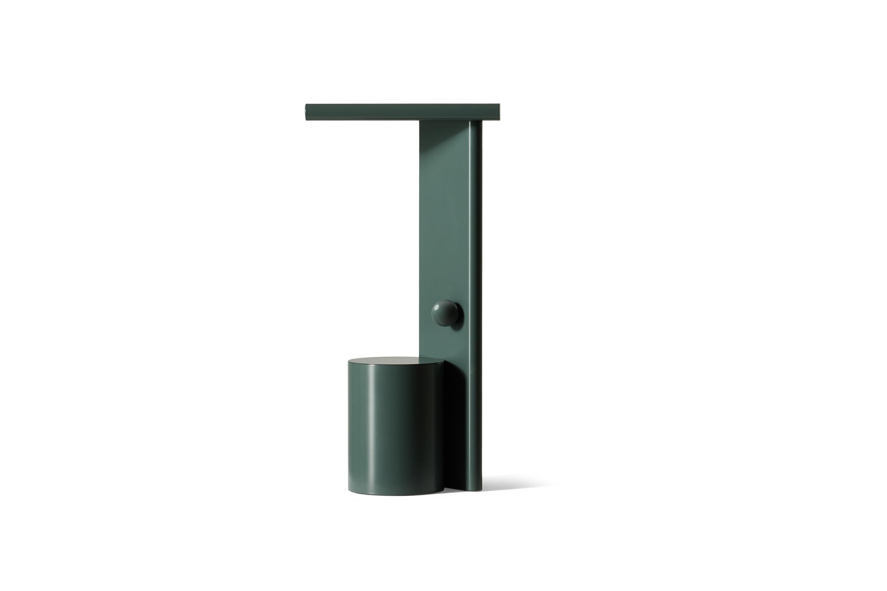 Ferrerol Babin Polyshape Green Aluminium Table Lamp by Cassina For Sale ...