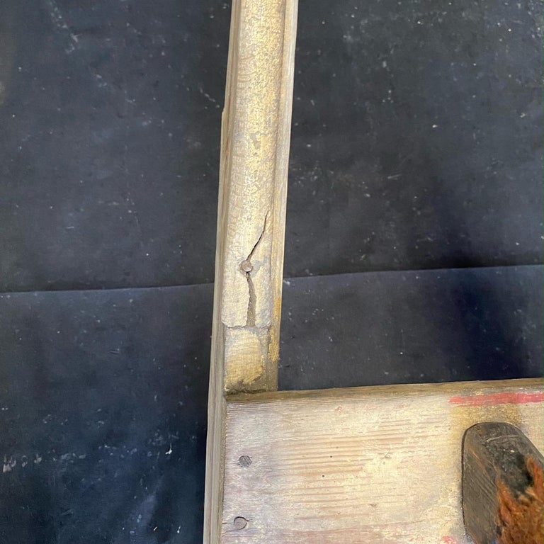 Fetching Folk Art British 19th Century Rocking Horse with Glass Eyes ...