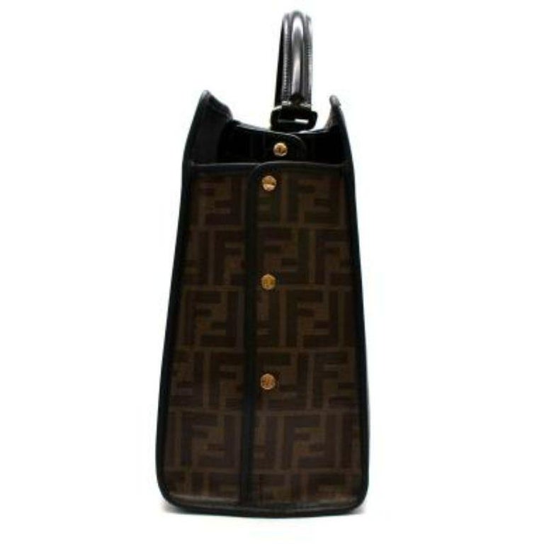 FF monogram Defender Peekaboo bag For Sale at 1stDibs