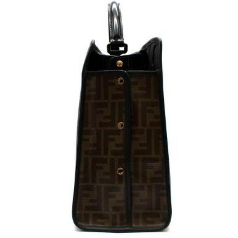 FF monogram Defender Peekaboo bag For Sale at 1stDibs