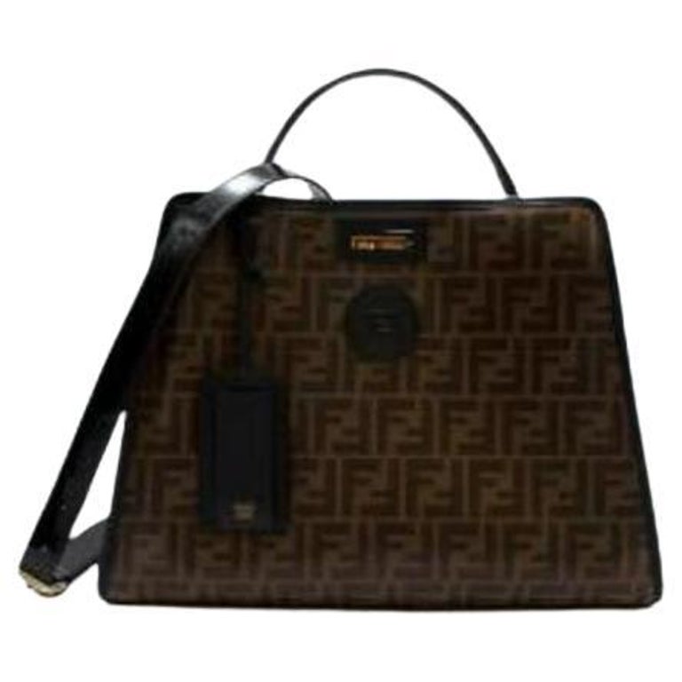 FF monogram Defender Peekaboo bag For Sale at 1stDibs