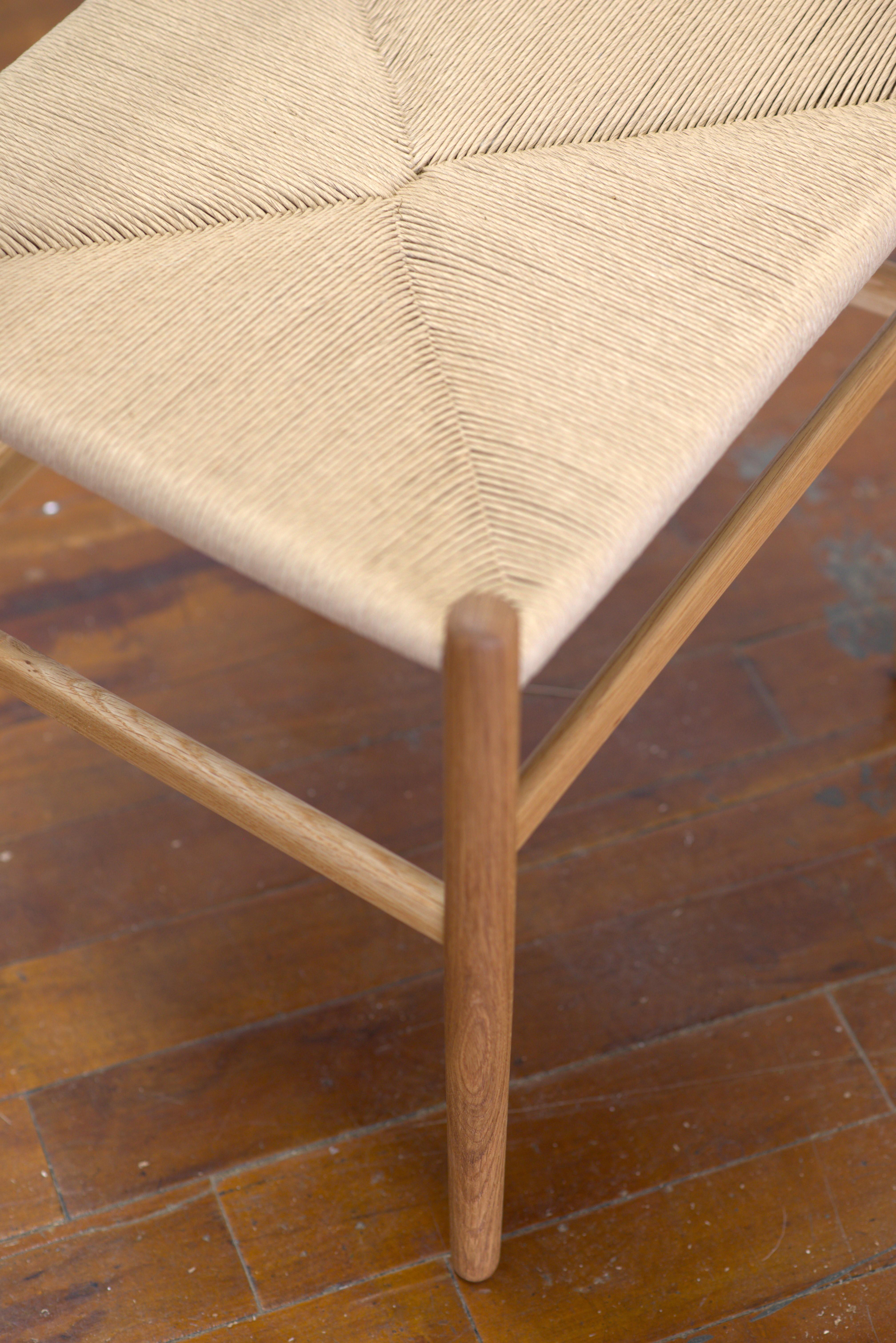 "FF01" Dining Chair w Paper cord Seat by Stokes Furniture For Sale at ...