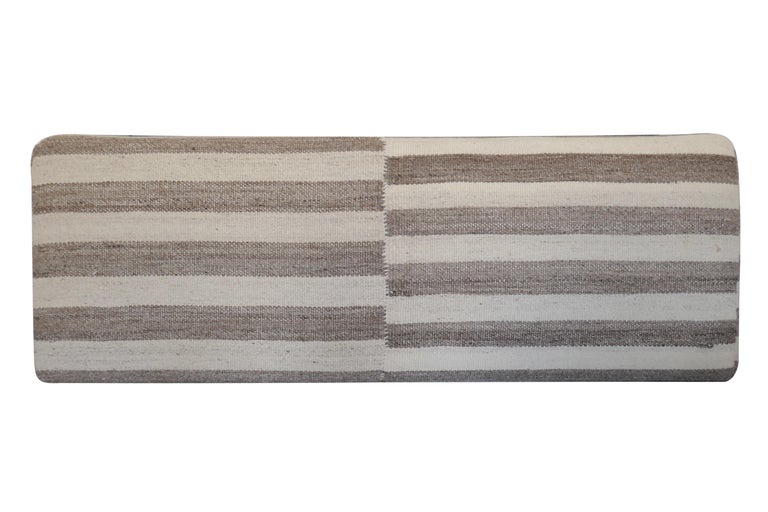 Fi Vintage Custom Berber Kilim Wool Cocktail Ottoman For Sale At 1stdibs