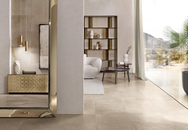 Fiam Caadre 610 Free Standing Mirror in Curved Glass, by Philippe ...