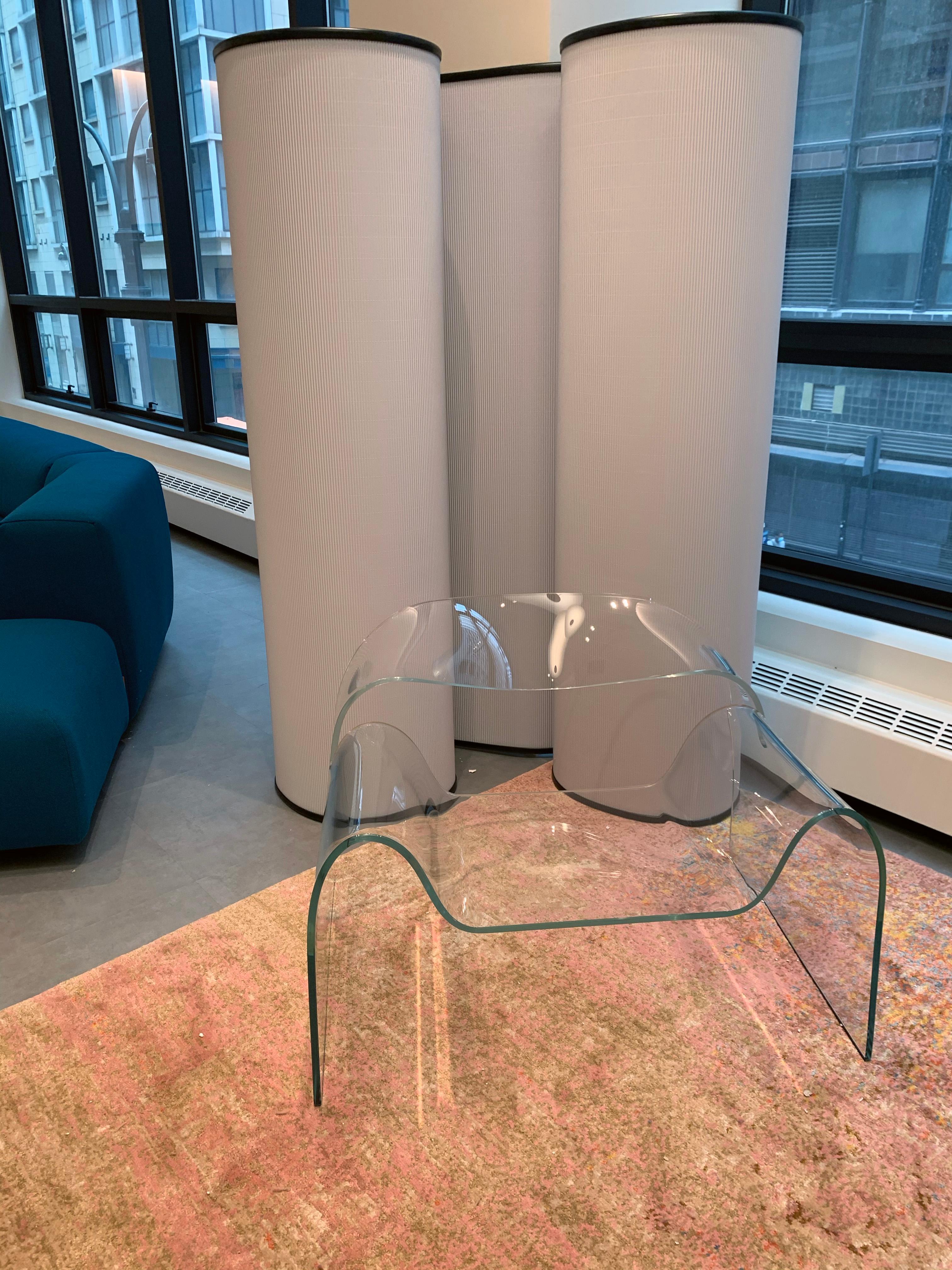 FIAM Ghost Glass Armchair at 1stDibs