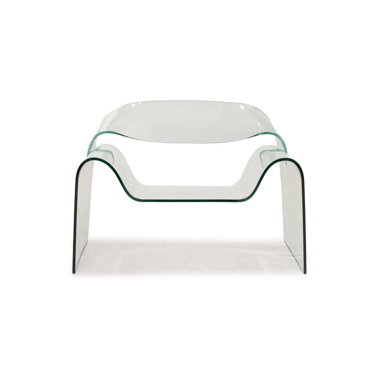 Fiam Italia Ghost Glass Armchair Cini Boeri Chair For Sale at 1stDibs