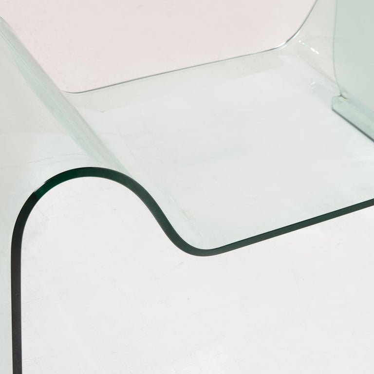 Fiam Italia Ghost Glass Armchair Cini Boeri Chair For Sale at 1stDibs