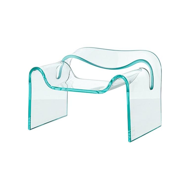 FIAM Mini Ghost Glass Armchair For Sale at 1stDibs