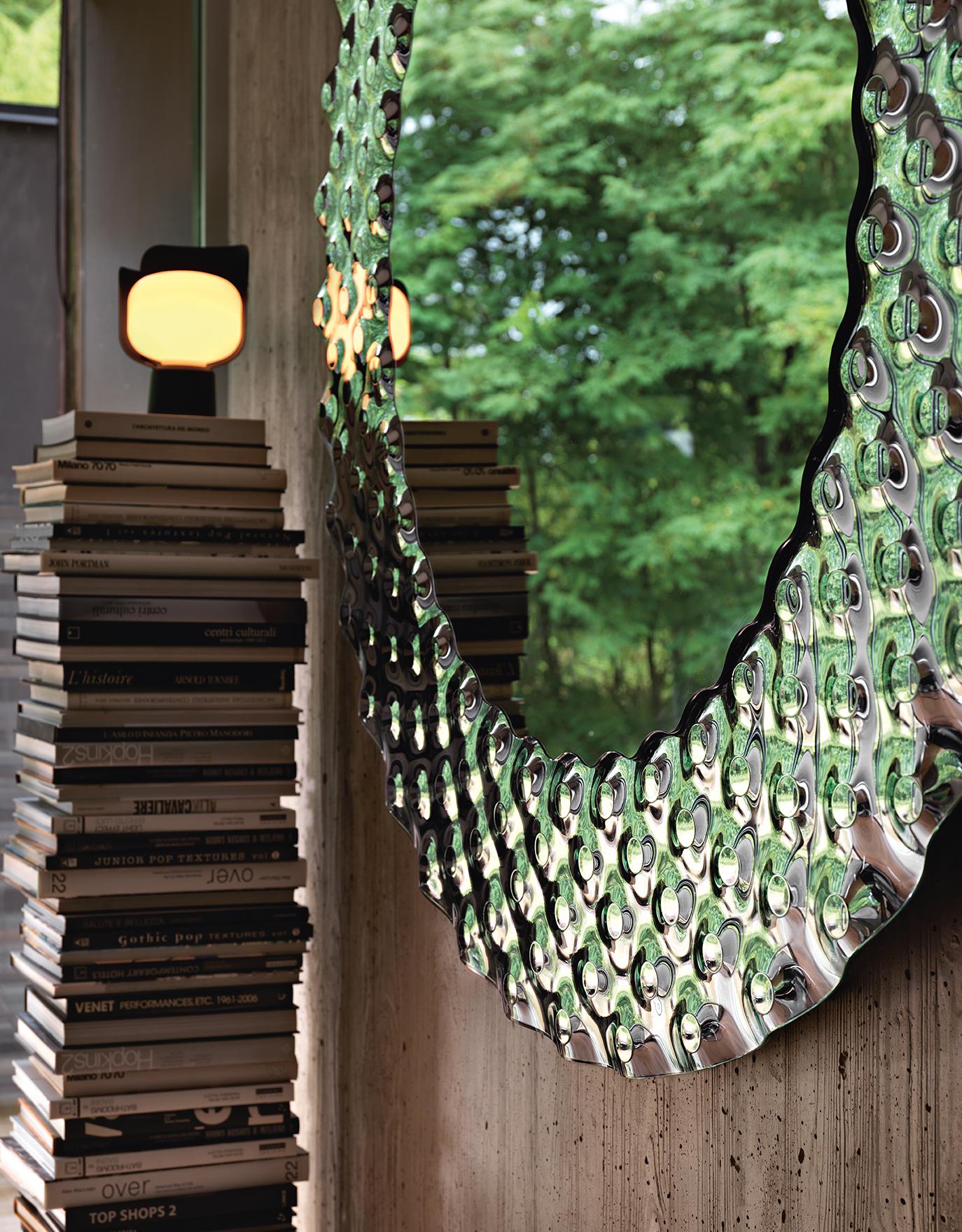 Fiam Italia All Glass Customizable Pop Mirror by Marcel Wanders For ...