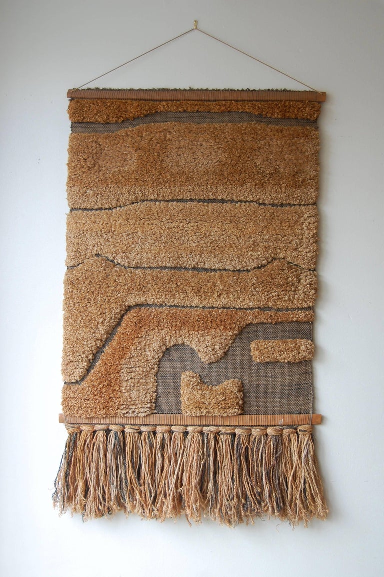 Fiber Art Wall Hanging at 1stDibs