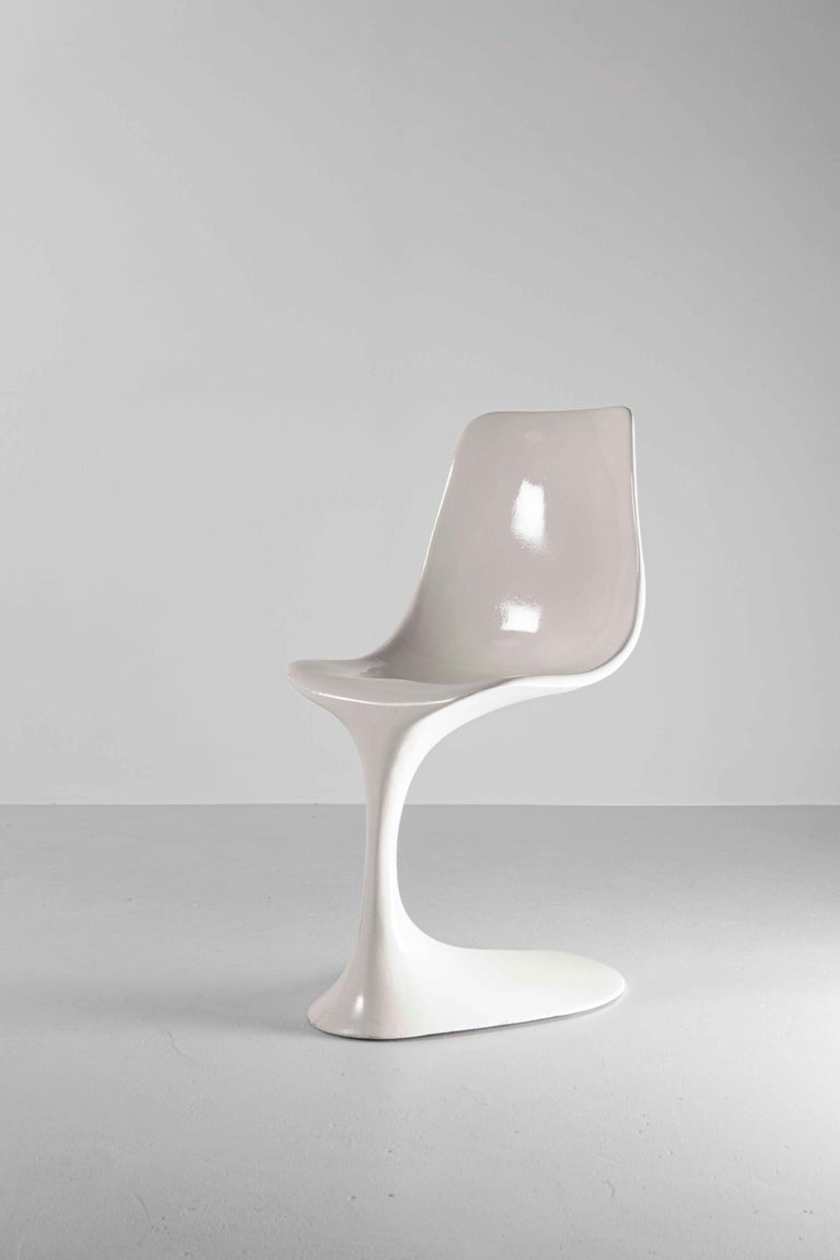 Fiberglass Chairs by Guido Bonzanini, Ca. 1968 For Sale at 1stDibs