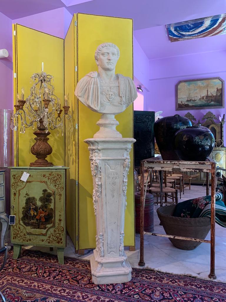 Fiberglass Roman Emperor Bust Italian 20th Century (Italian Cinema 1950 ...