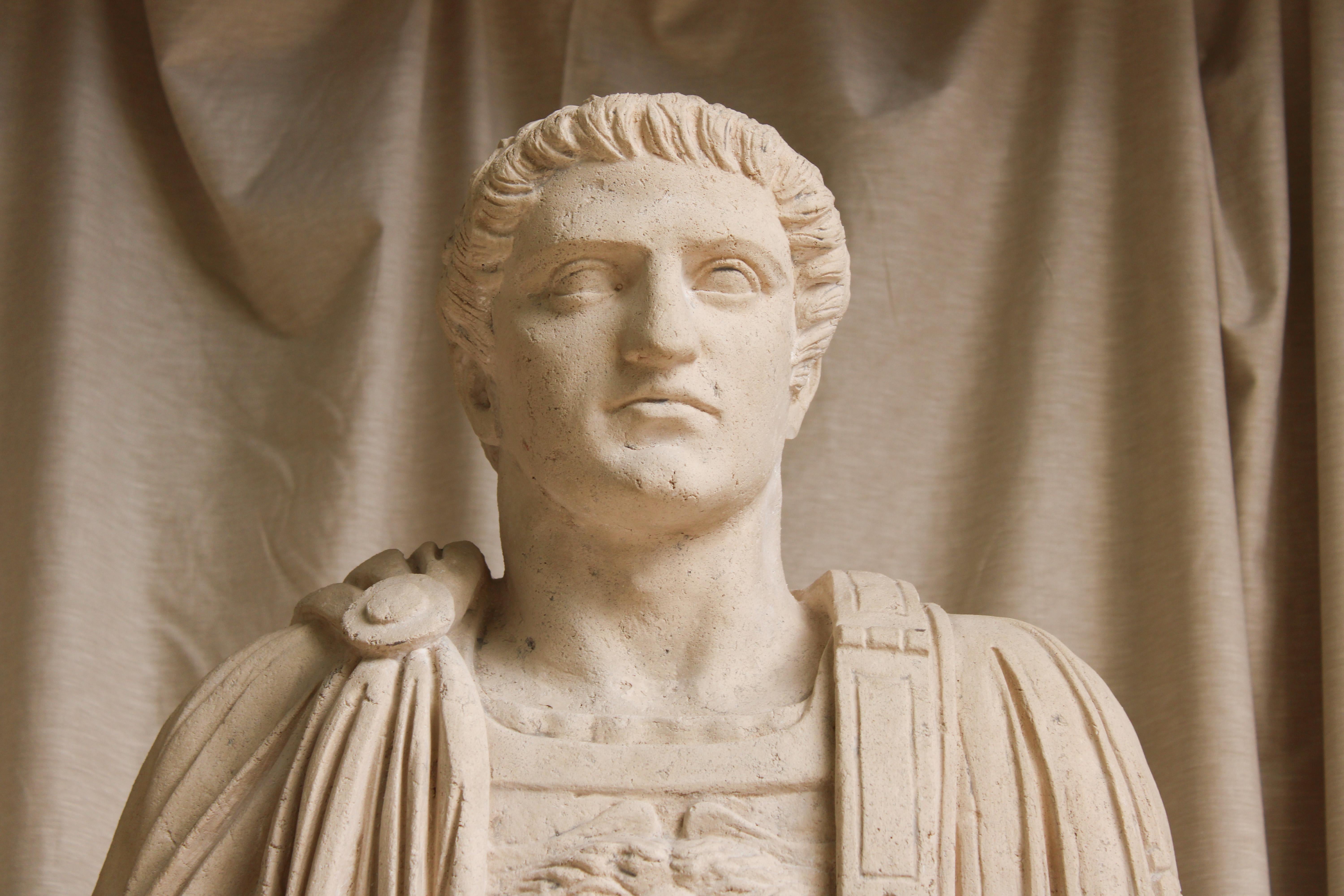 Fiberglass Roman Emperor Bust Italian 20th Century (Italian Cinema 1950 ...