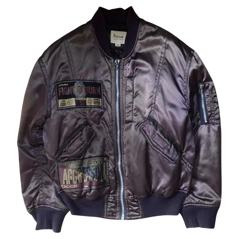Ficce by Yoshiyuki Konishi Mozart Bomber Jacket, 1990's For Sale at 1stDibs