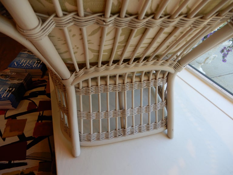 Ficks and Reed Rattan Chaise Lounge For Sale at 1stDibs