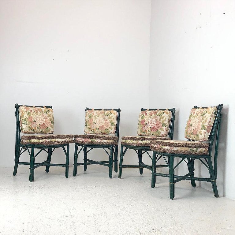 Ficks Reed Dining Table and Chairs For Sale at 1stDibs