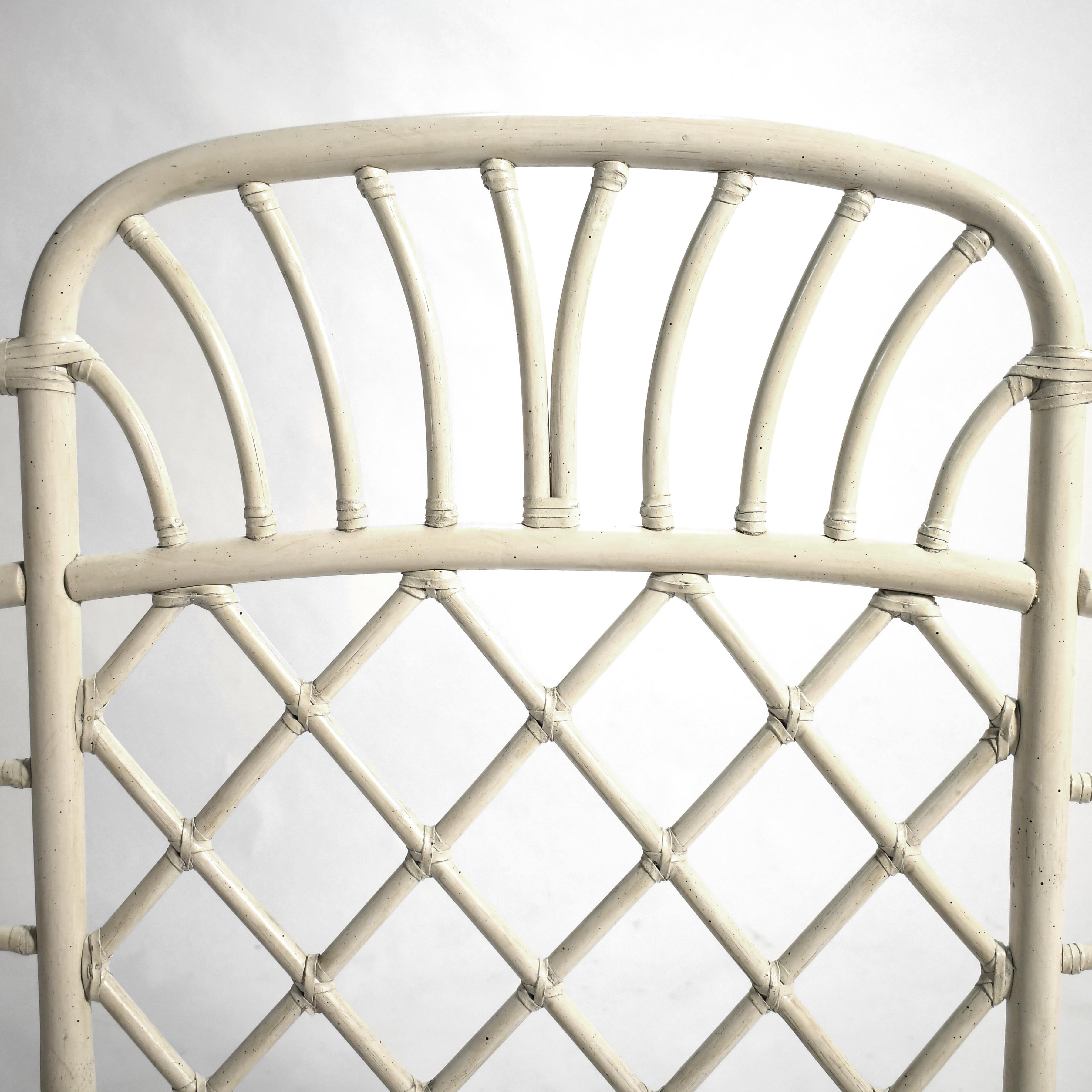 Ficks Reed Pair of Rattan Headboards at 1stDibs | reeded headboard