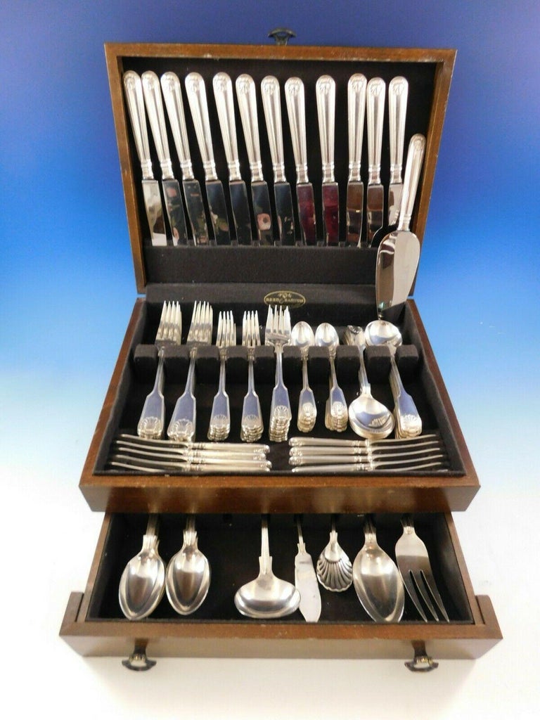 Fiddle Thread and Shell by CJ Vander English Sterling Silver Flatware ...