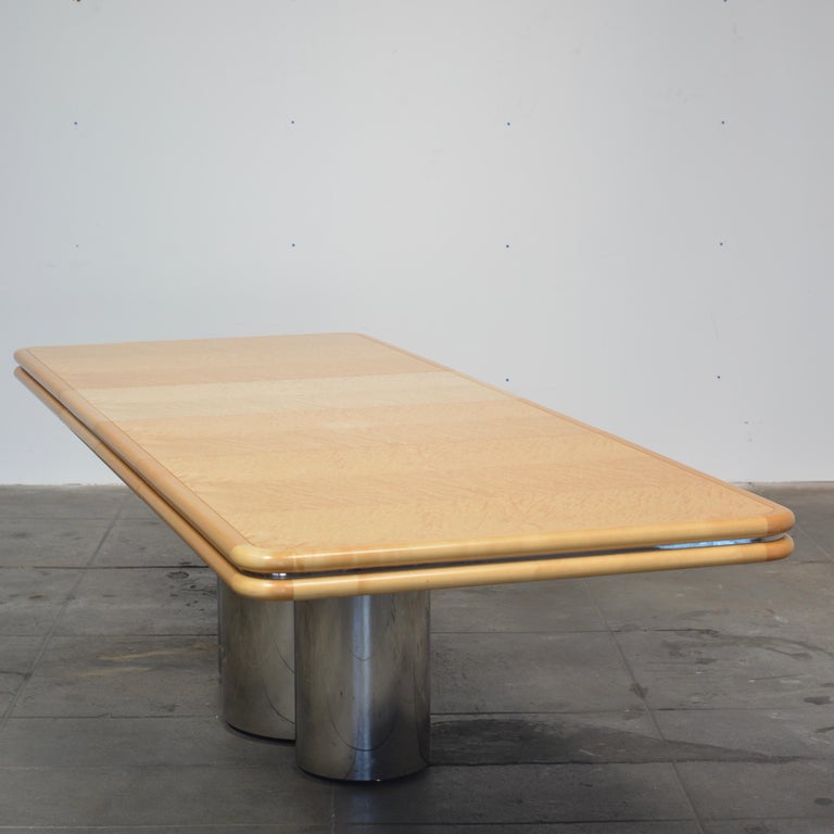 Fiddleback Maple Dining Table Designed by Stanley Jay Friedman for ...