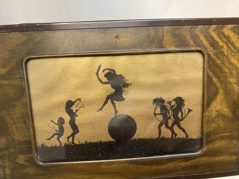 Fidus "THE FOUR SEASONS" Silhouette Print Jewelry Keepsake Box, circa ...