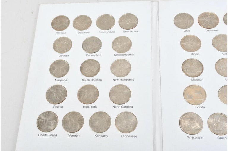 Fifty States Commemorative Quarter Set, Collectible Coins 1999-2008 ...