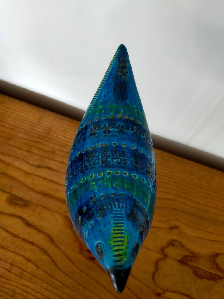 "Figura Di Uccellino" Rimini Blu Series by Aldo Londi for Bitossi Blue ...