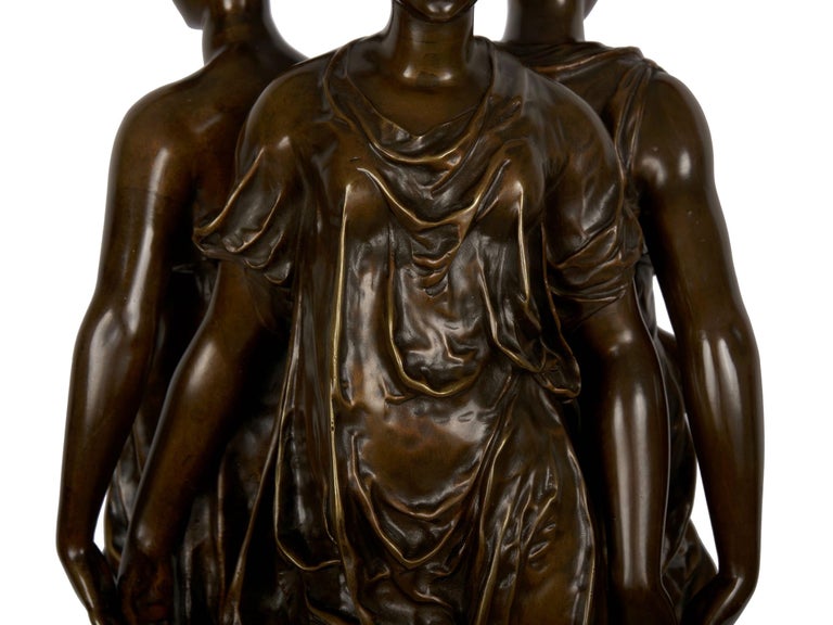 Figural Bronze Sculpture of "Three Graces" after Germain Pilon at 1stDibs