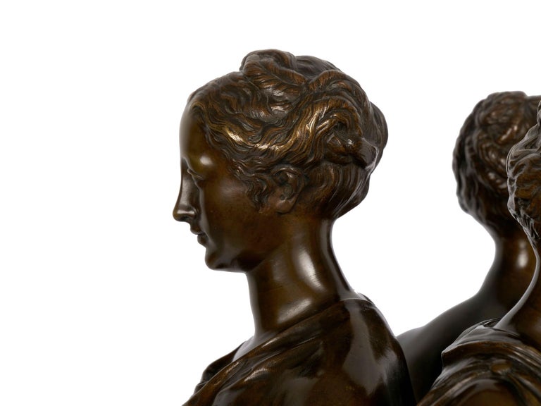 Figural Bronze Sculpture of "Three Graces" after Germain Pilon at 1stDibs