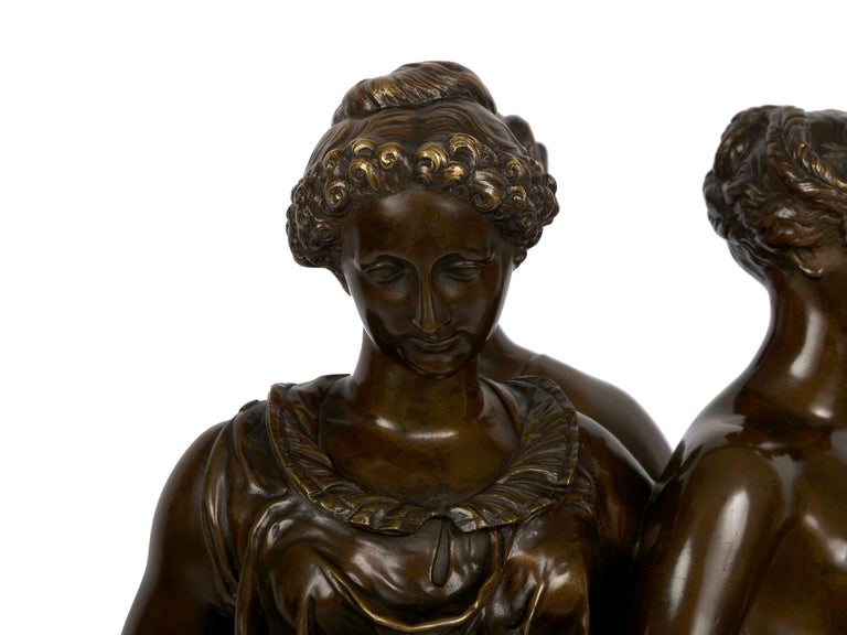 Figural Bronze Sculpture of "Three Graces" after Germain Pilon at 1stDibs