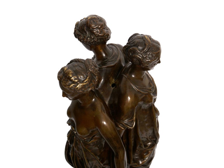 Figural Bronze Sculpture of "Three Graces" after Germain Pilon at 1stDibs