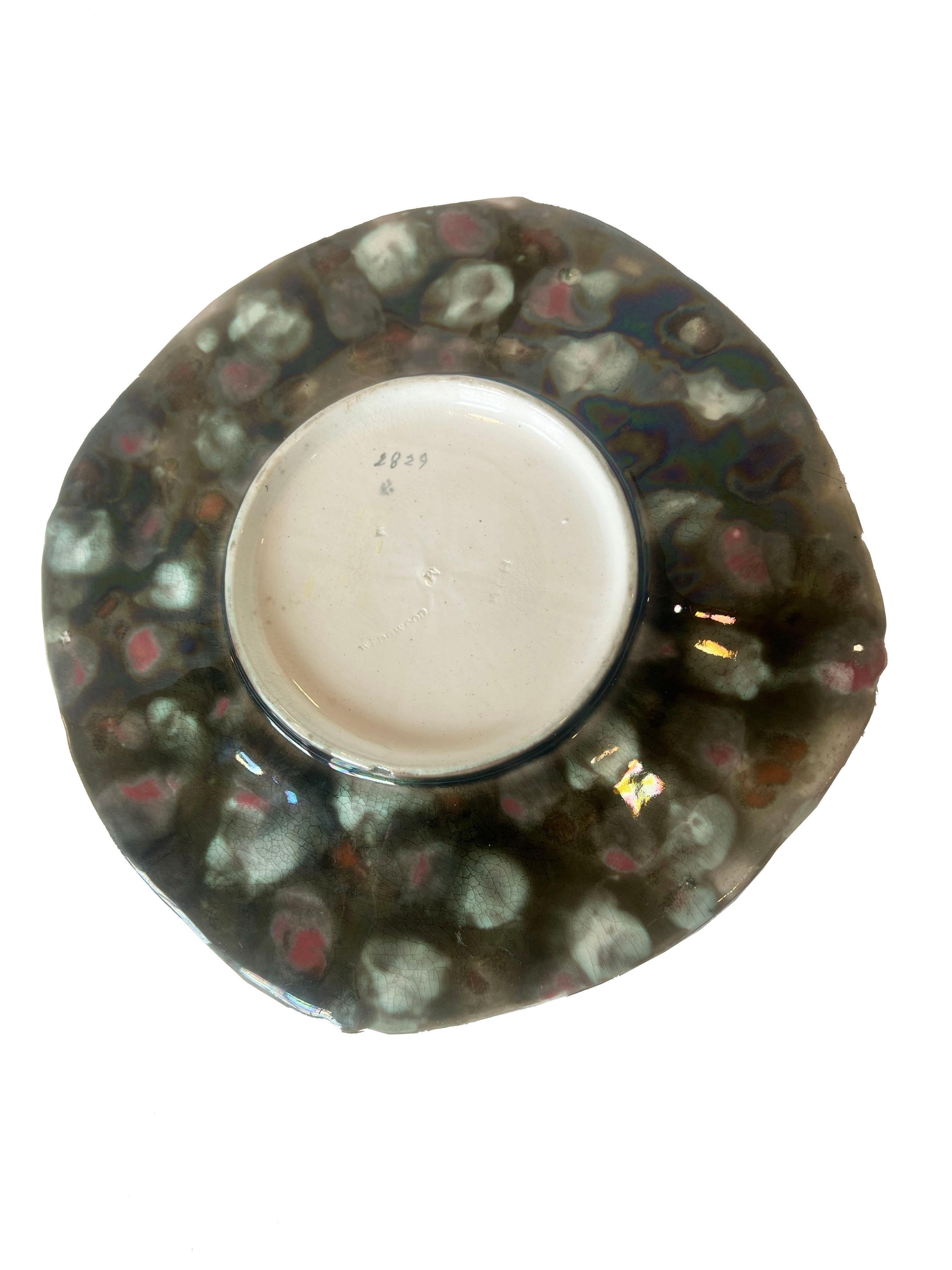 Figural Plate; Andre Leon Talley's Majolica Collection For Sale at 1stDibs