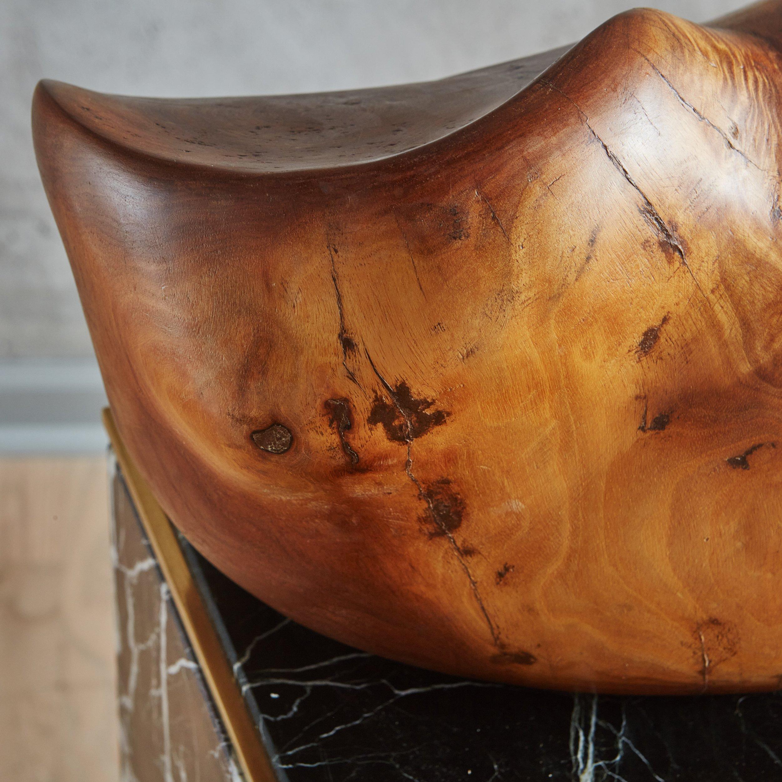 Figural Wooden Sculpture by Suzanne Sumner, 1970s For Sale at 1stDibs