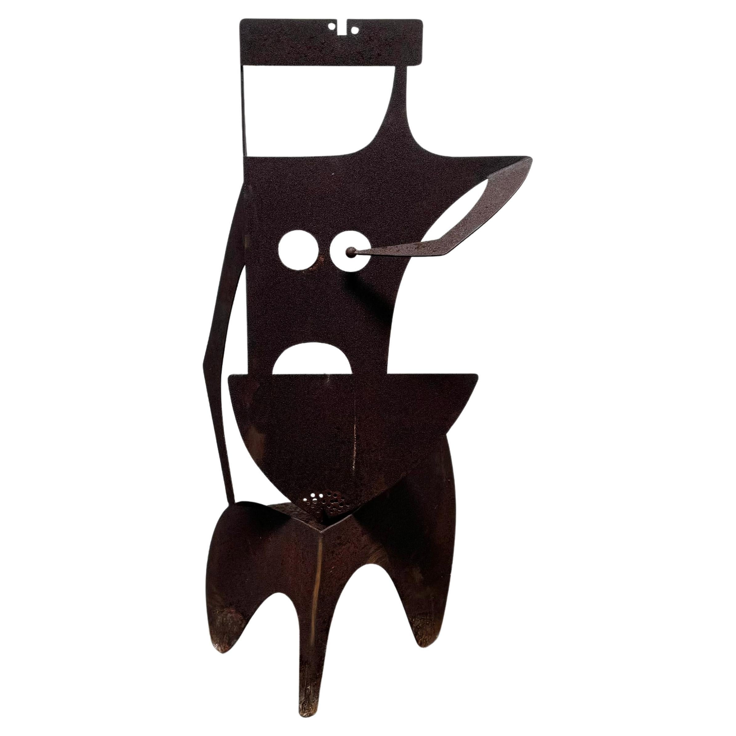 Figurative Cubist Female Sculpture, France circa 1980s For Sale at 1stDibs