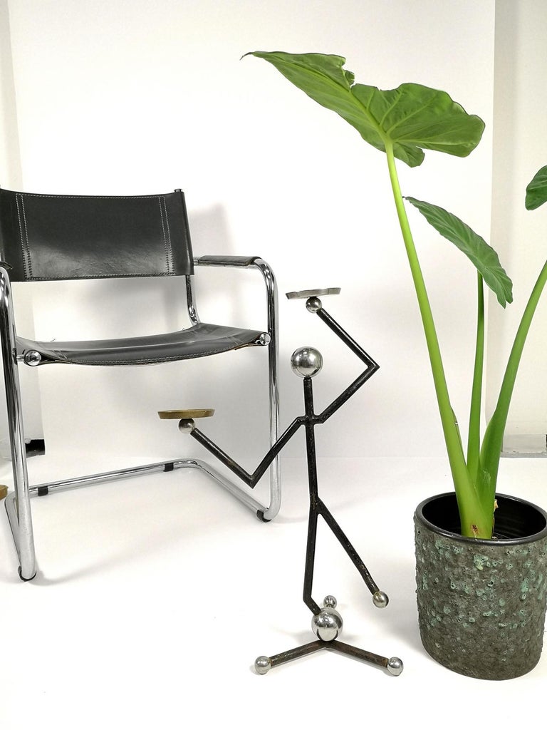 Figurative dancer sculpture of rebar, 1970's at 1stDibs | rebar sculptures