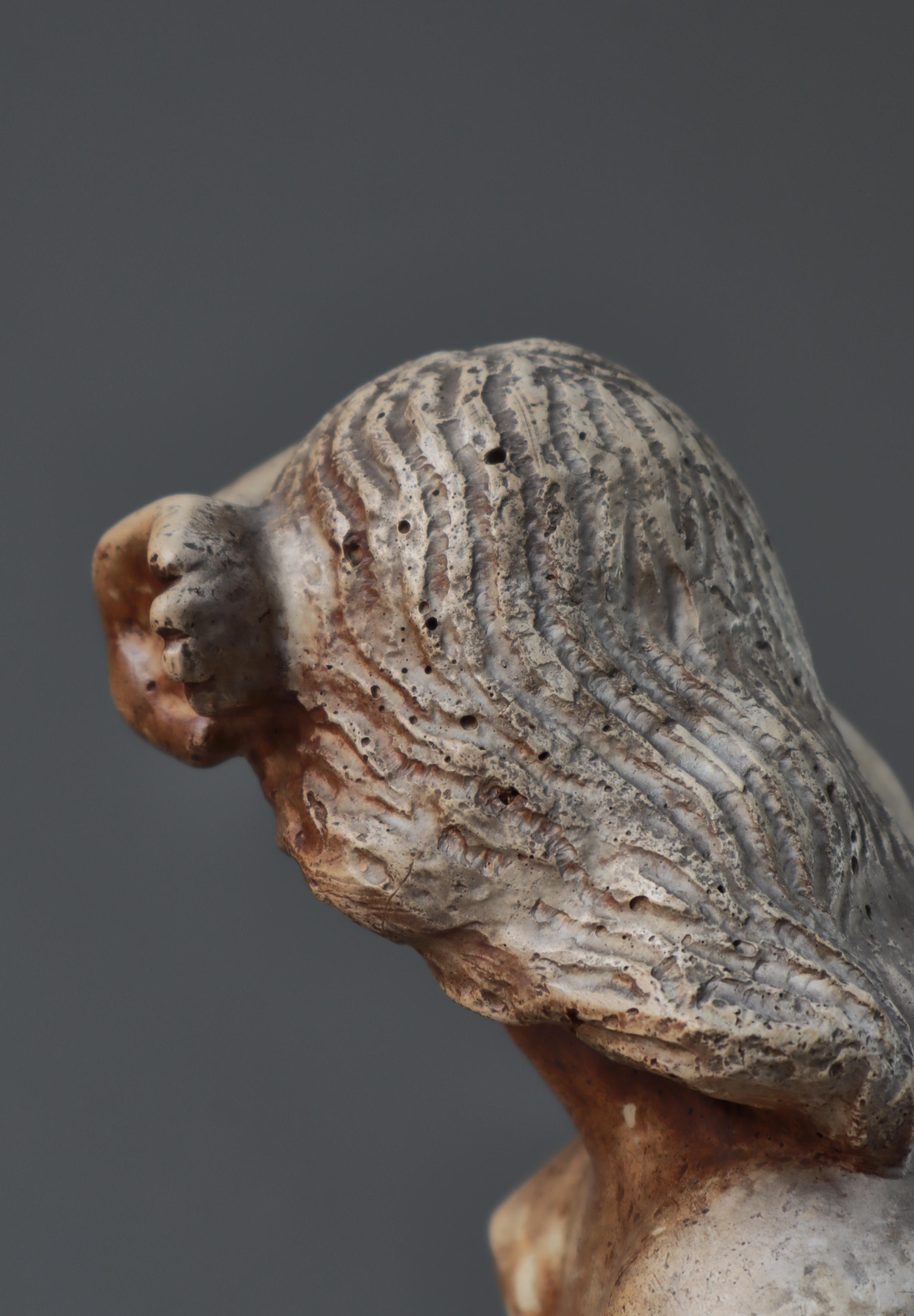 Figurative Sculpture of Standing Woman by Danish Artist Ejnar Breinholt ...