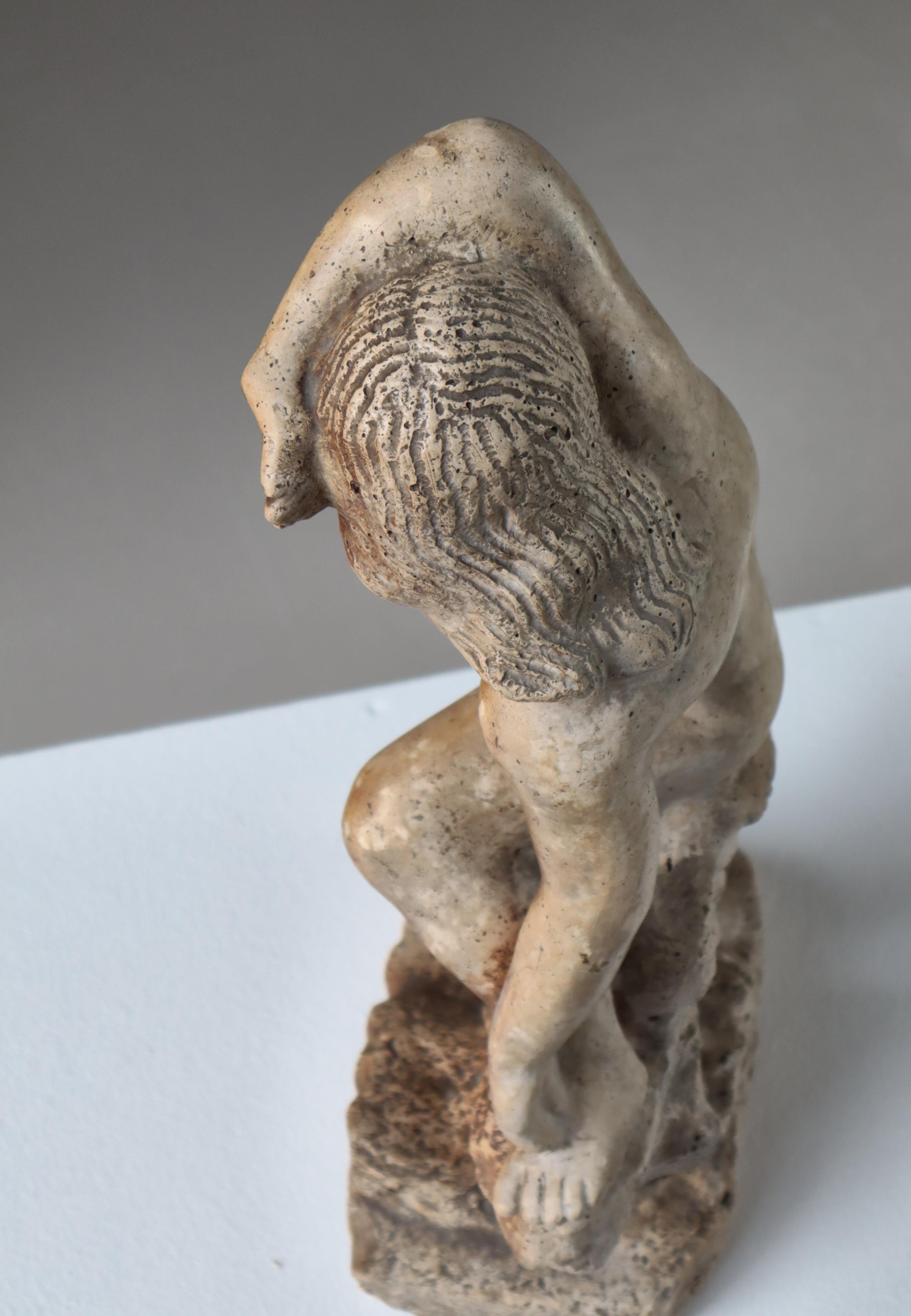 Figurative Sculpture of Standing Woman by Danish Artist Ejnar Breinholt ...