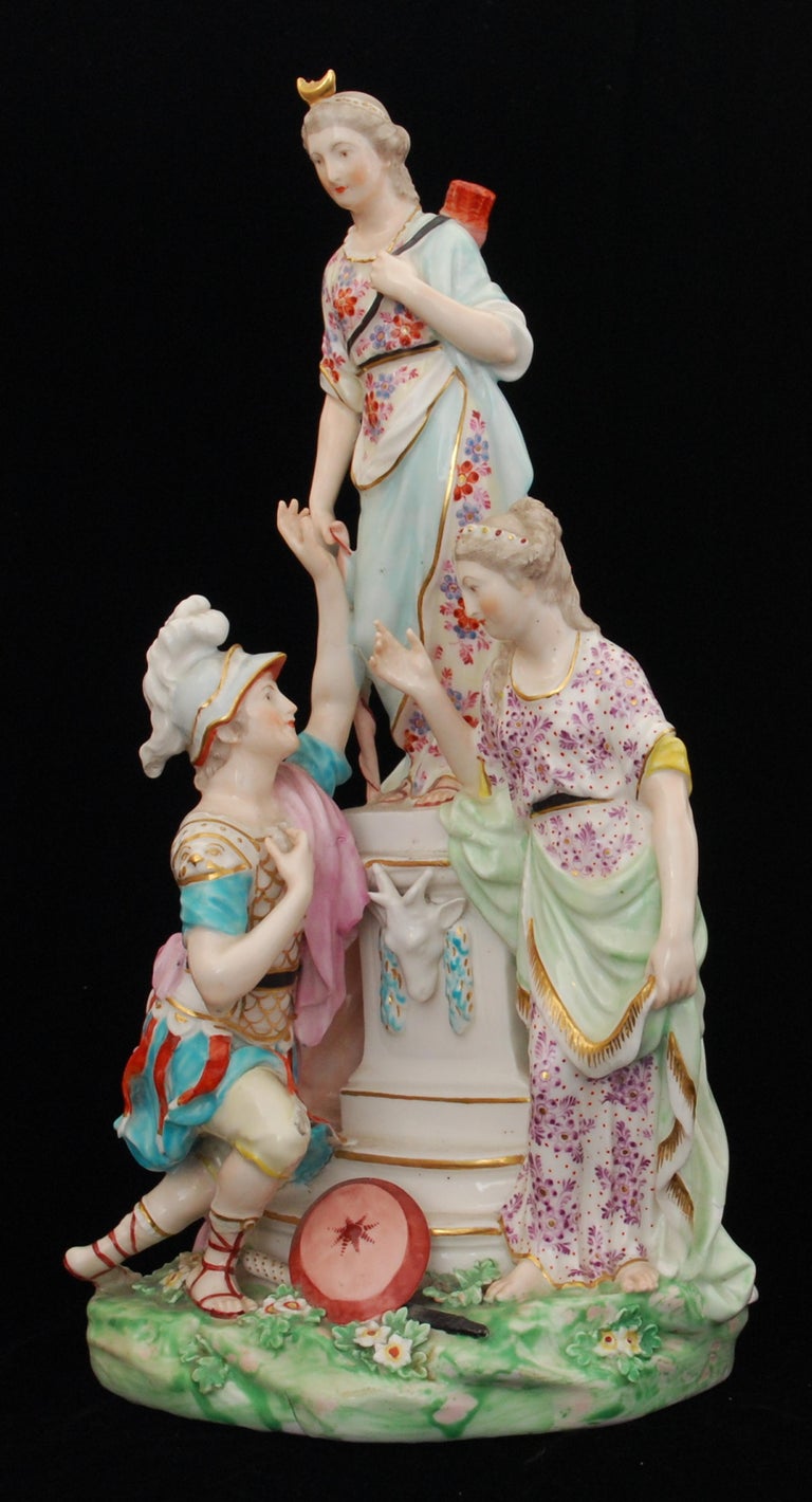 Figure Jason and Medea at the Altar of Diana, Derby Porcelain Works ...