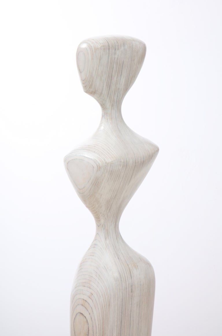 'Figure Study III' Contemporary Wood Figurative Sculpture For Sale at ...
