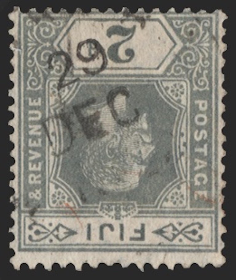 Fiji 1912-1923 2D Greyish Slate, SG128w For Sale at 1stDibs