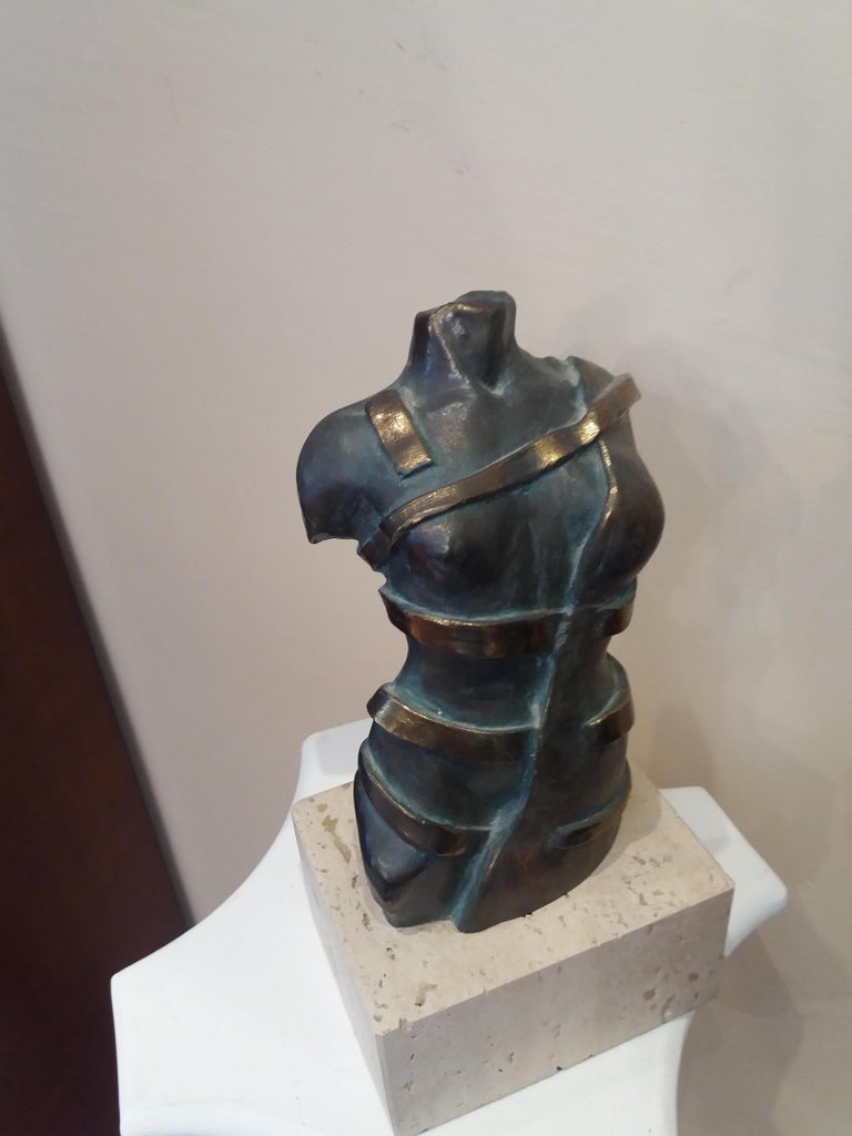Fili Plaza - Torso. Original resin esculpture For Sale at 1stDibs