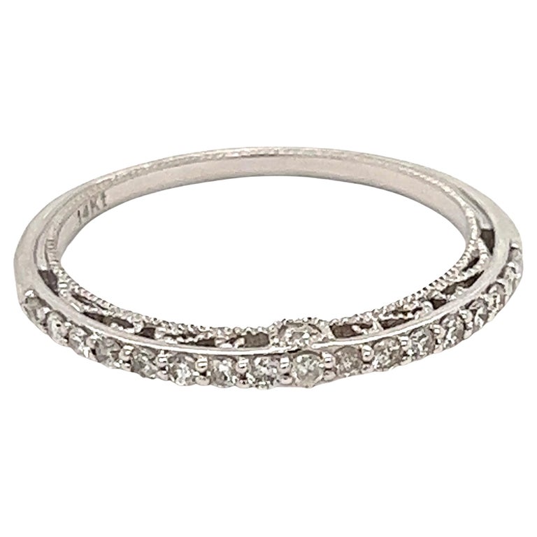 Filigree Diamond Ring For Sale at 1stDibs