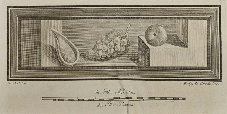 Filippo de Grado - Ancient Still Life of Hercolaneum - Etching by ...