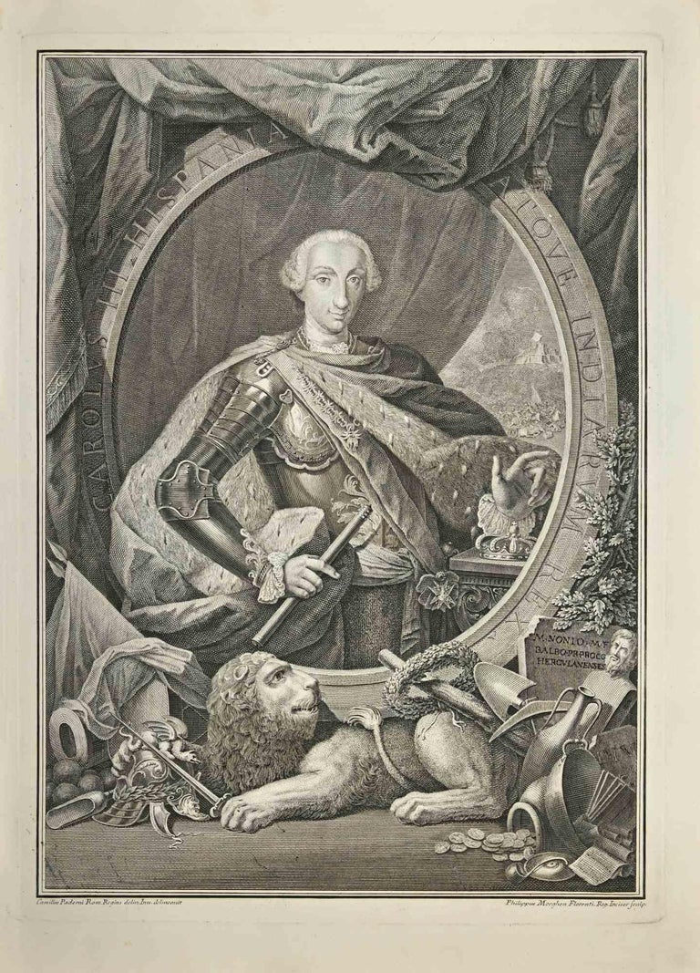 Filippo Morghen - Charles III, King of Spain - Etching by Filippo ...