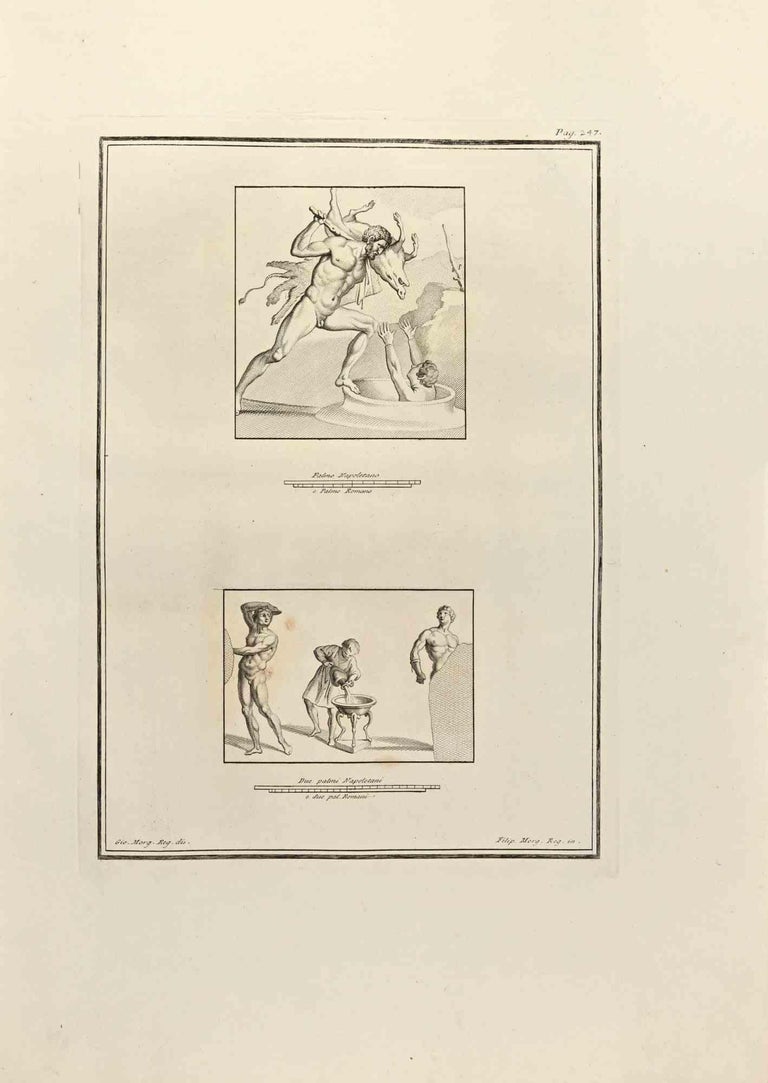 Filippo Morghen - Hercules Labors - Etching by Filippo Morghen - 18th ...