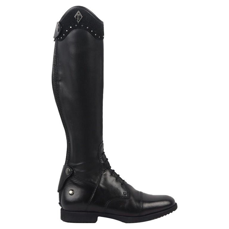 Filli Fabri Leather Knee High Riding Boots Eu 36 Uk 3 Us 6 For Sale at ...