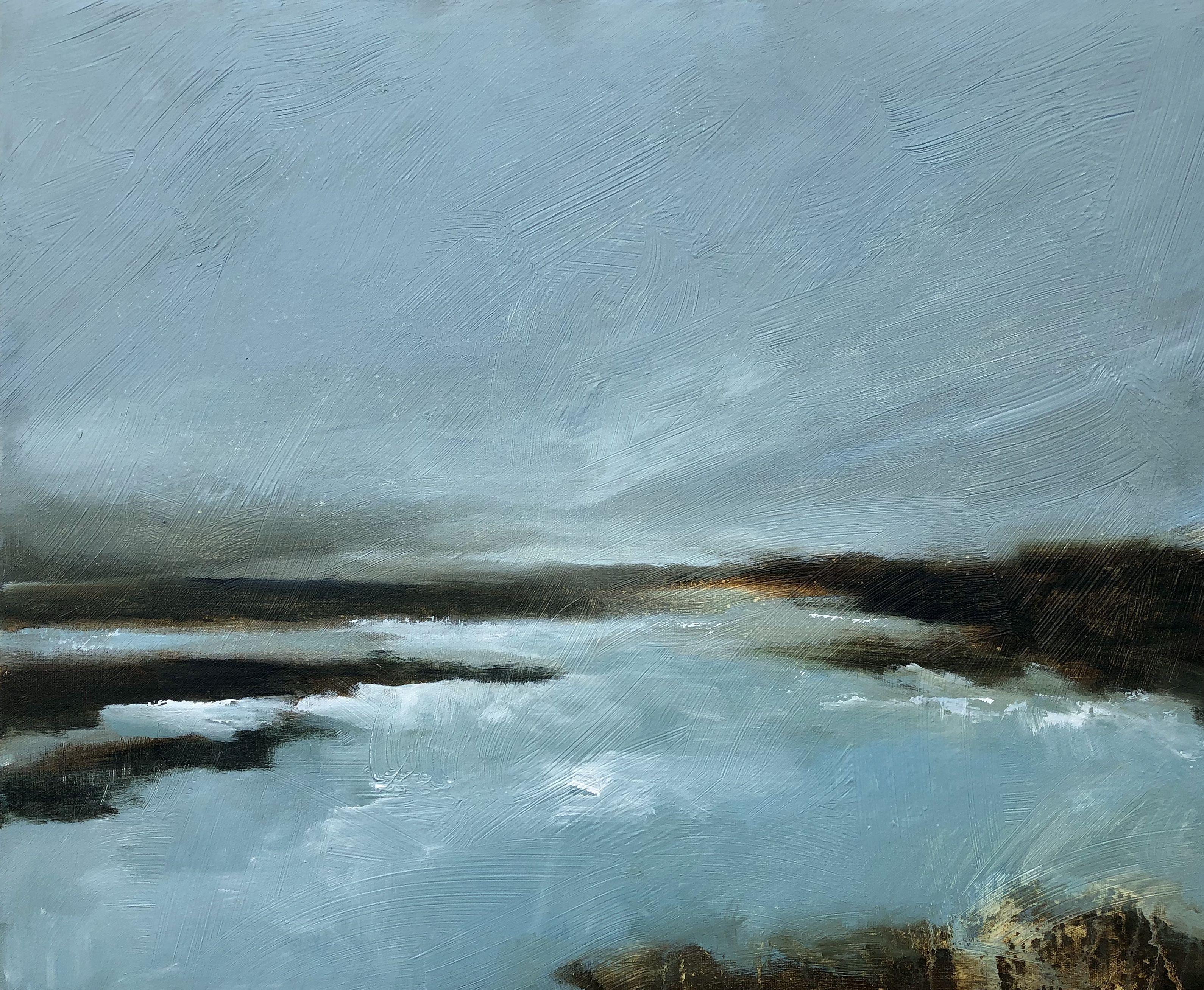 Filomena Booth - Withlacoochee River Sunset, Painting, Acrylic on ...